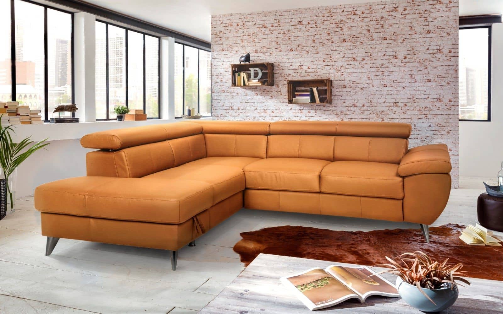 Preisvergleich für Ecksofa Finca von Cotta mit Bettfunktion ...